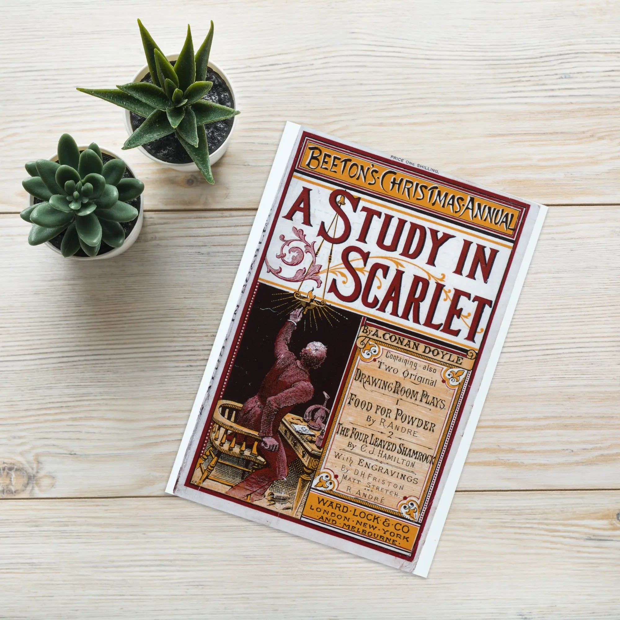 Sherlock Holmes - A Study In Scarlet - Greeting Card | Sherlock Holmes