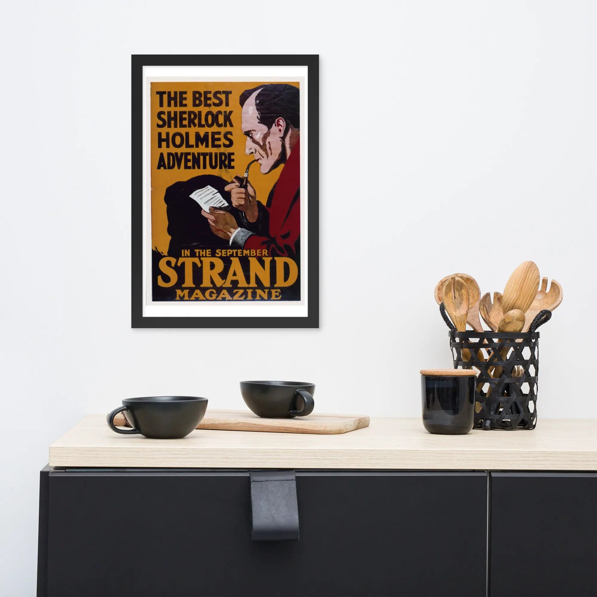 Sherlock Holmes (September Strand) Framed Poster | Sherlock Holmes